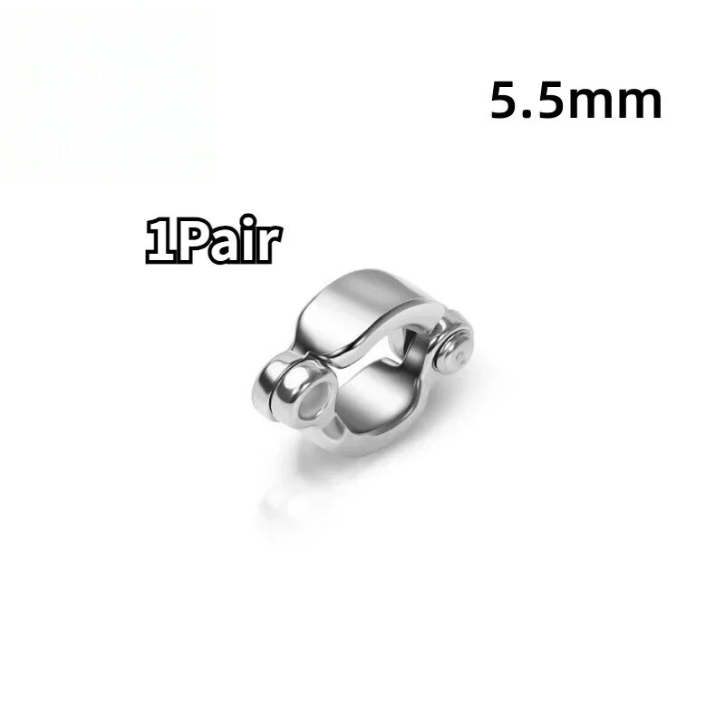 Металлические кольца для ног попугая серебристого цвета 5.5mm