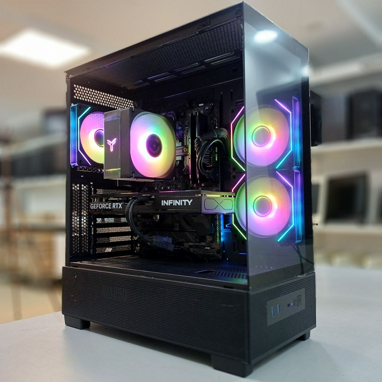 Игровой компьютер AMD Ryzen 7 5700X, 16GB, RTX 5070 12GB, SSD 512GB