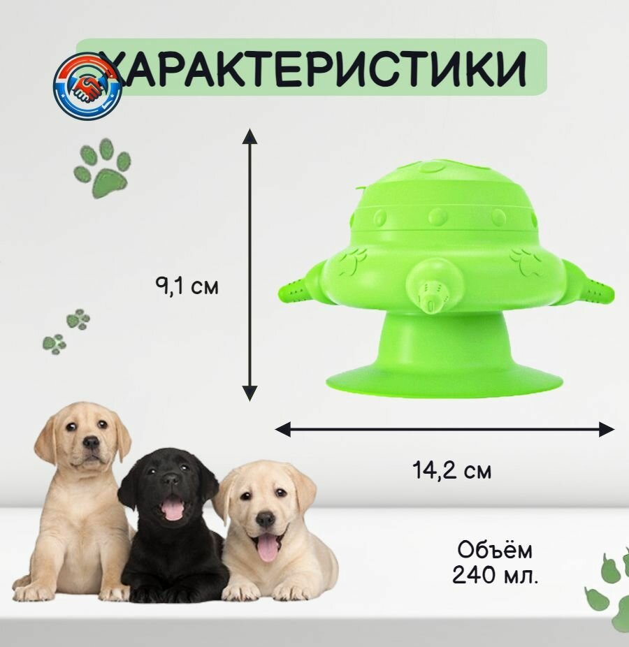 Бутылочка-кормушка 4 соска для котят и щенков, пищевой силикон 240 мл — удобное кормление новорожденных животных