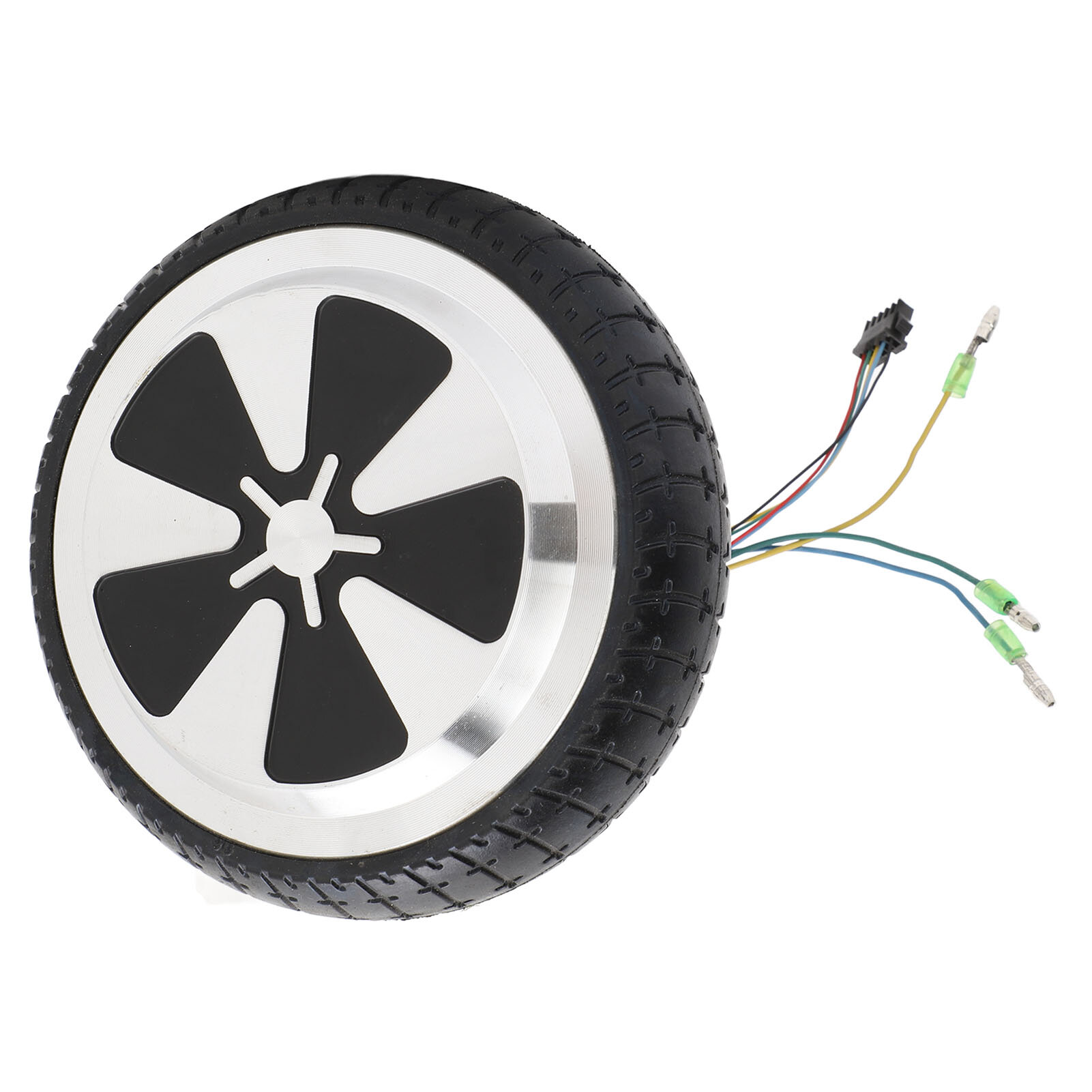 6,5-дюймовое самобалансирующееся мотор-колесо для скутера с износостойкой алюминиевой ступицей, бесщеточная шина для двигателя, амортизирующая конструкция