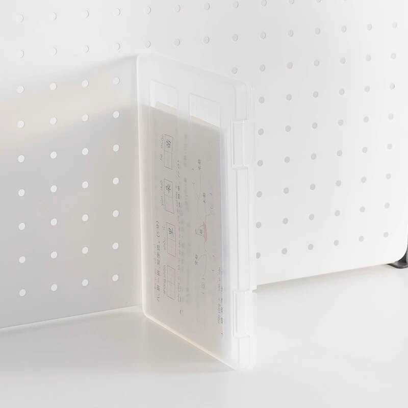 Прозрачный ящик для хранения бумаг формата А5, многофункциональный настольный органайзер для студенческих контрольных