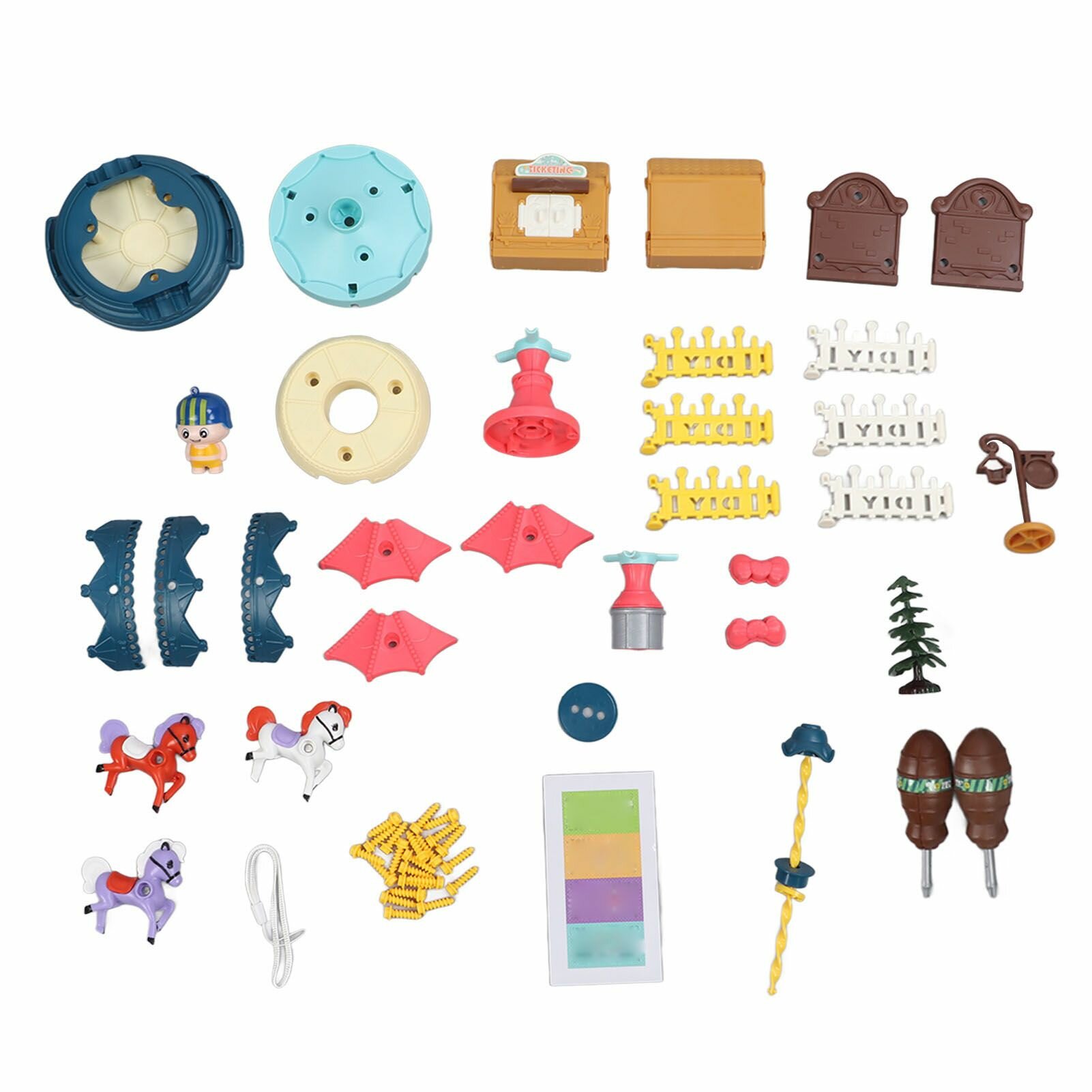 DIY карусель-блок, координация рук-глаз, сборка