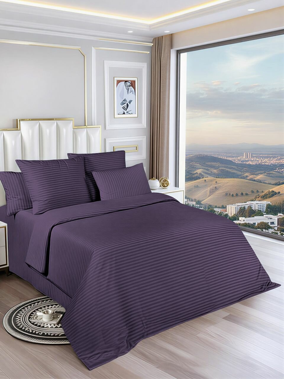 Пододеяльник страйп-сатин 150х200 - "Амелин" 1х1