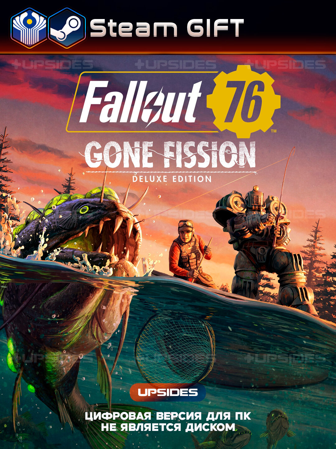 Игра Fallout 76: Gone Fission Deluxe Edition для Steam PC (ПК) СНГ Steam GIFT