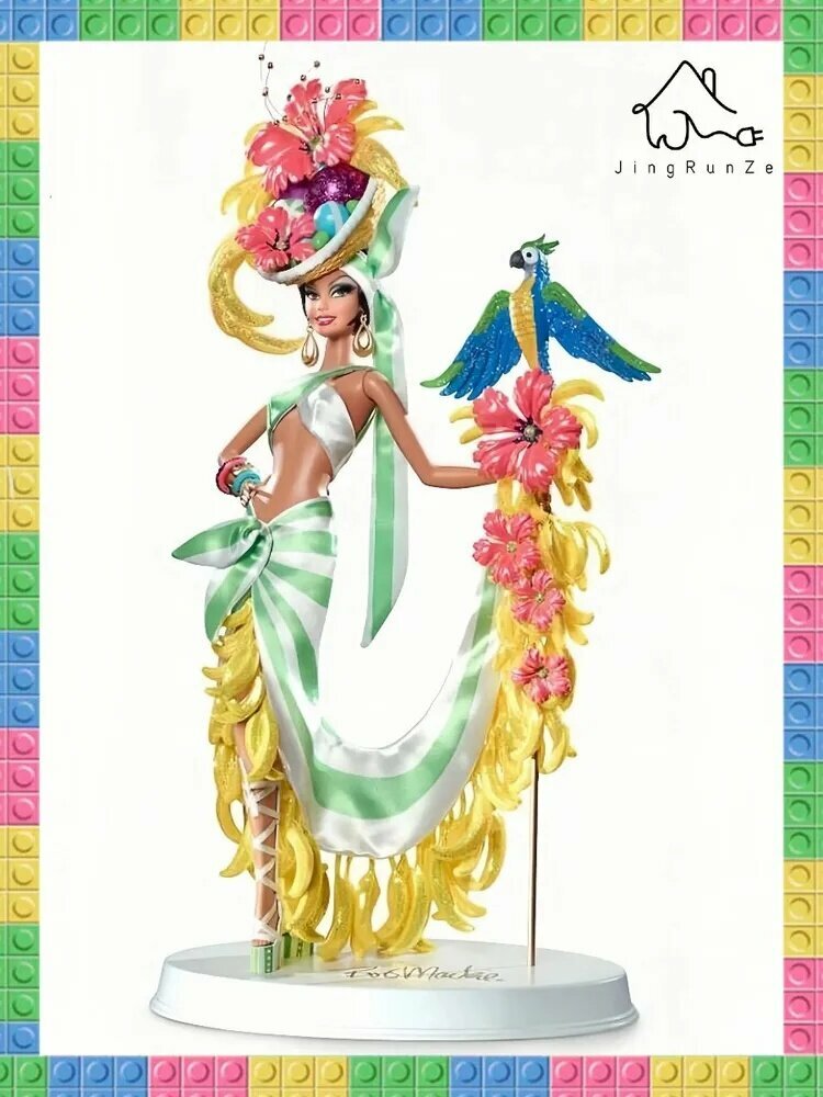 Кукла Barbie Banana Adventure от Bob Mackie, Лимитированное коллекционное издание 2014 года NRFB