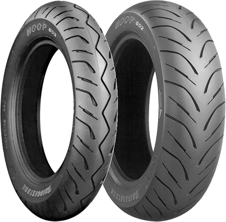 Летние мотошины Bridgestone HOOP B03 120/70 D14 55S TL Front 2024