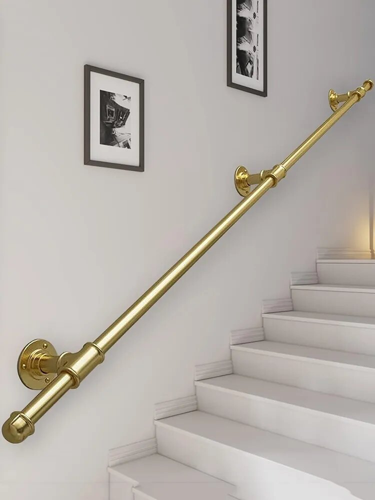 Пристенный поручень, перила для лестницы из кованого железа, для наружного, коридоров Золотой