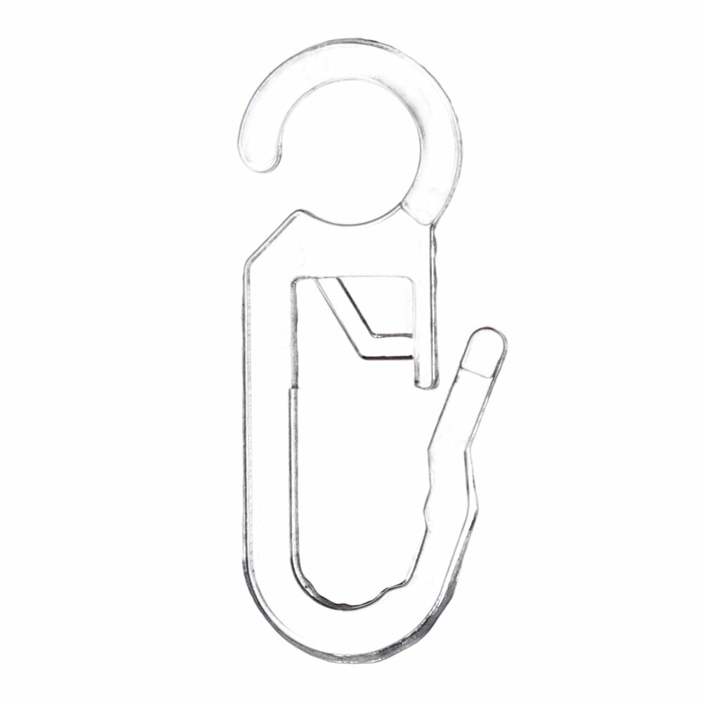 Крючок ARTTEX, пластиковый, для колец d16 мм, прозрачный, 20 шт