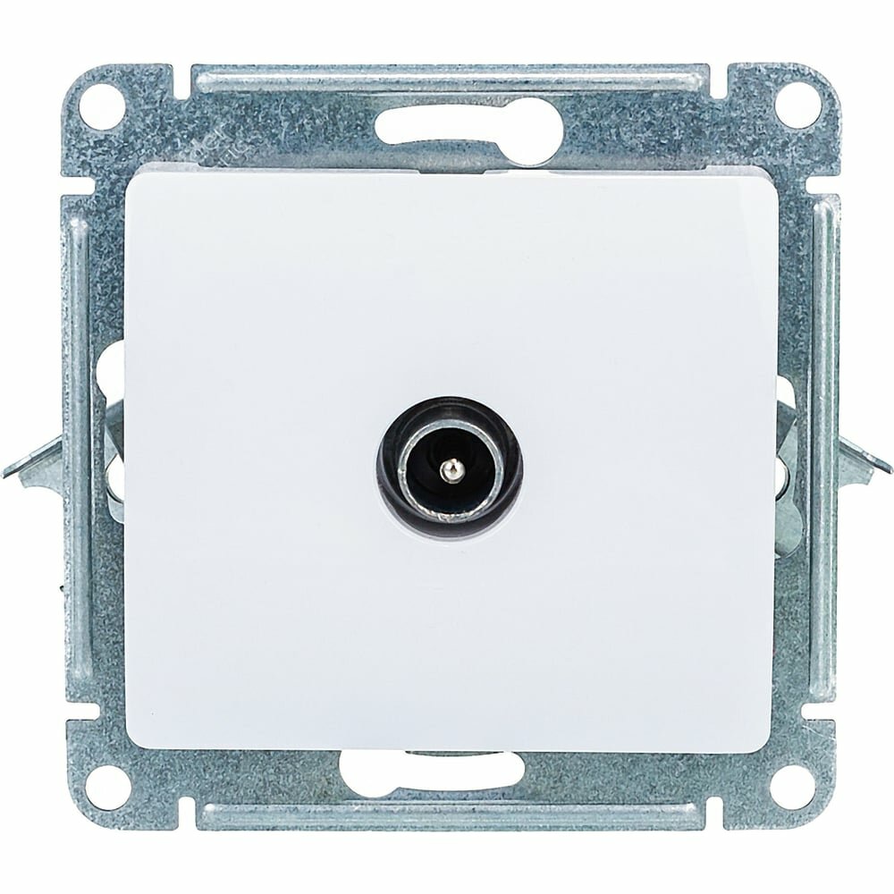 Механизм розетки TV Systeme Electric 1-м GLOSSA 1DB белая SchE GSL000191