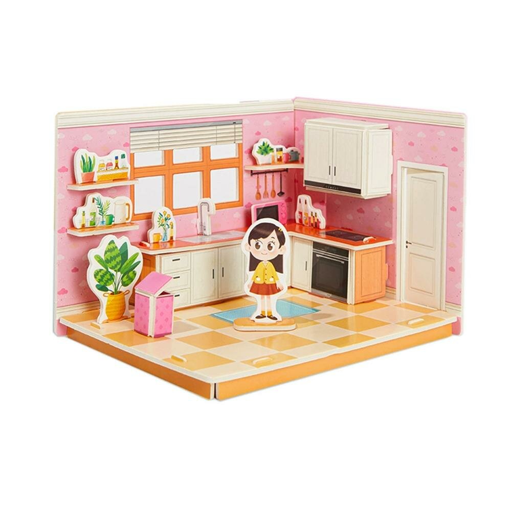 Бумажный пазл 3D Дом своими руками