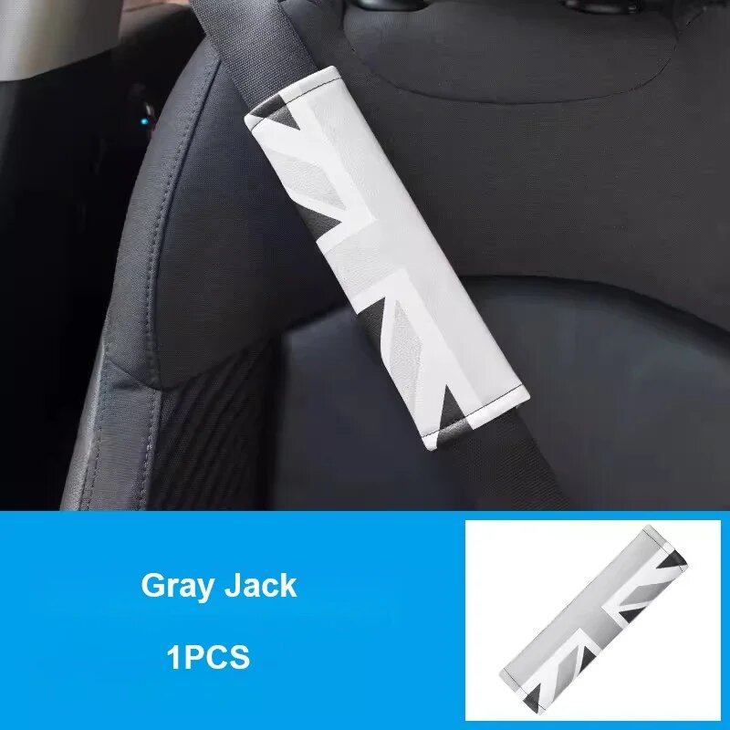 Для MINI Cooper S JCW R50 R53 R56 R60 F54 F56 F60 Стайлинг автомобиля чехол для ремня безопасности Наплечные Чехлы для автомобильного плечевого защитного коврика