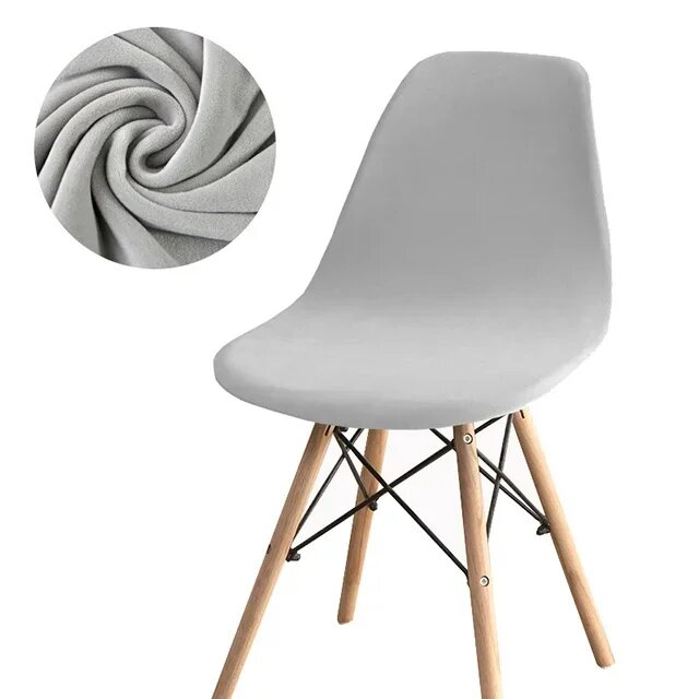 Стул Eames с чехлом Light grey