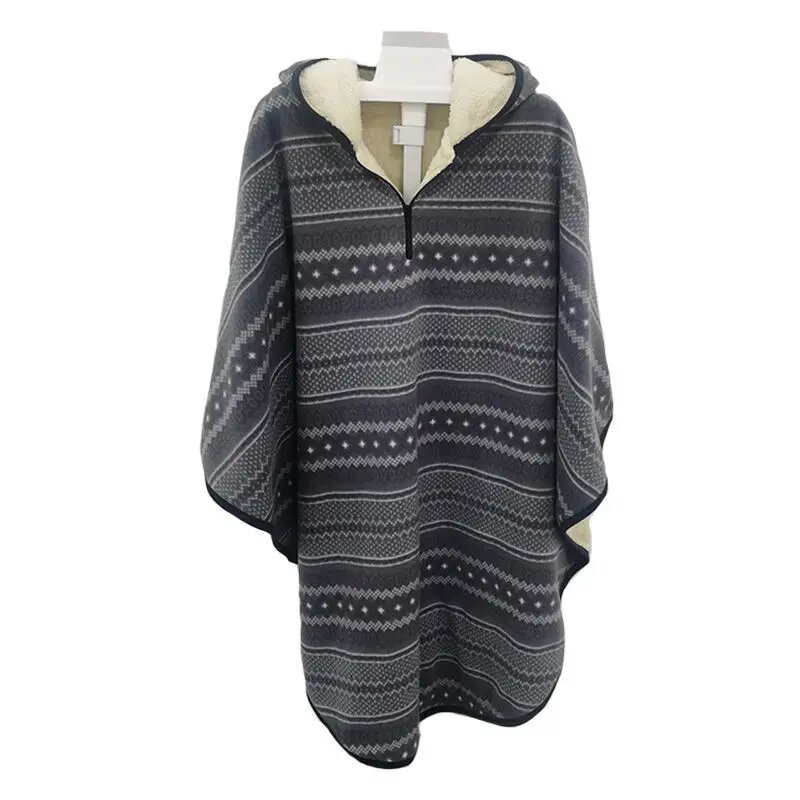 Теплая шаль для инвалидной коляски для пожилых людей, уличный плащ, ветрозащитное теплое одеяло, осень-зима, плюшевая защита колена, теплый ветрозащитный чехол