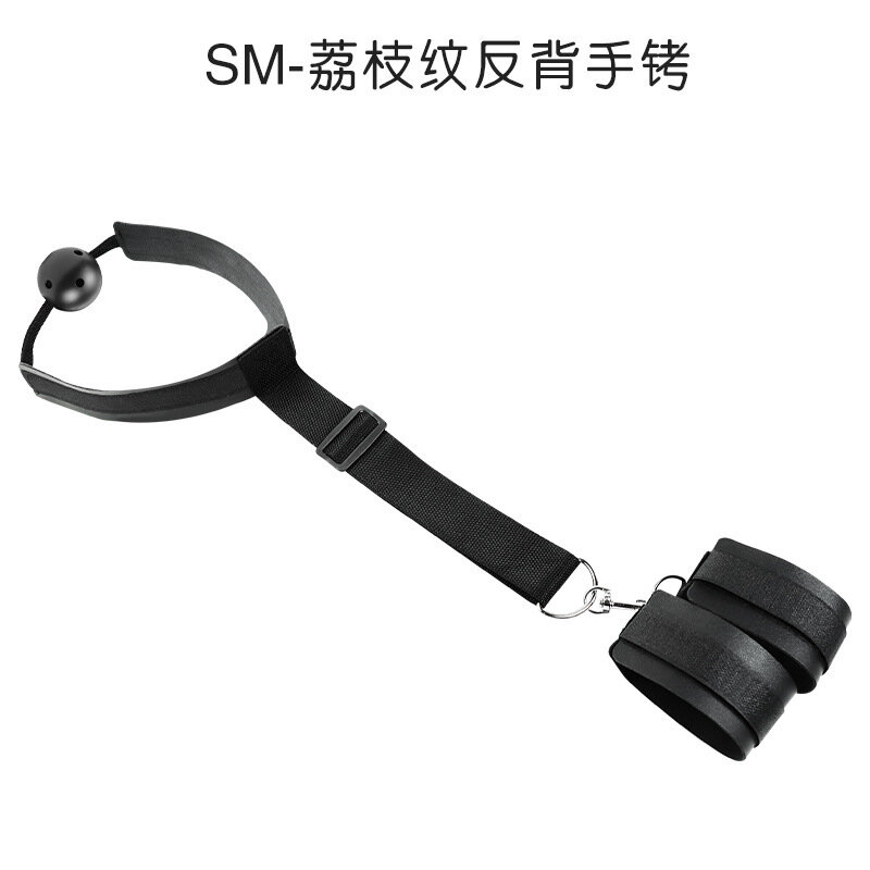 Набор для секса Jiuai с ротационным кляпом, наручниками, игрушками для секса, SM, бондажем, приспособлениями для связывания на кровати, эротическим использованием для взрослых