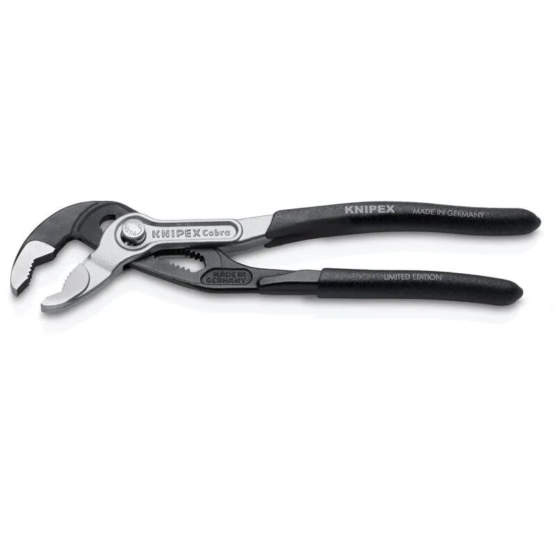 Пассатижи KNIPEX Cobra 180 мм (двухцветная версия) для водяных насосов — фото 1