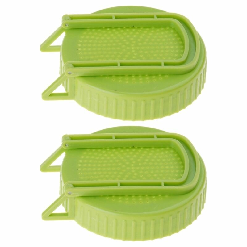 Стеклянная банка с широким горлышком и крышкой для проращивания в виде скобы - набор из 2