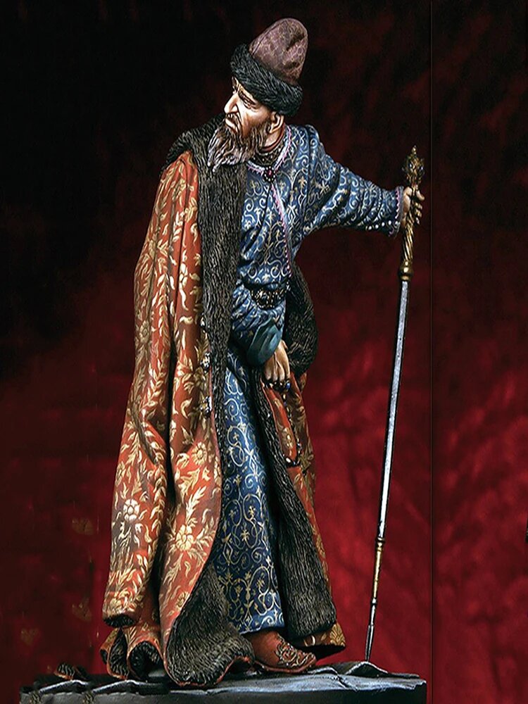 Миниатюра KIMERA 1/18 древний человек-воин серого цвета