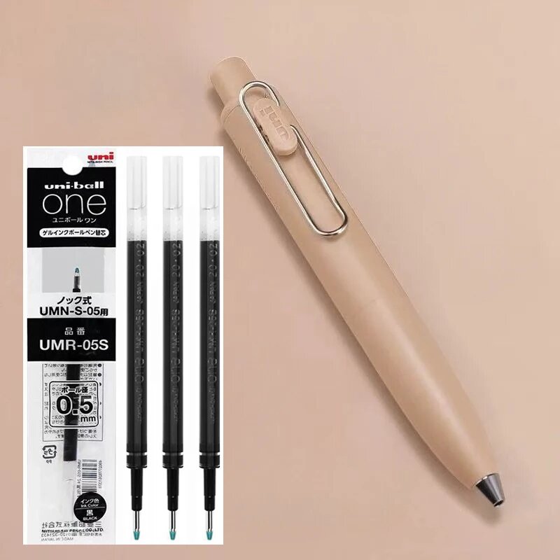 Гелевая ручка Uni Uni-ball One, Coffee, чернила 3BlackInk