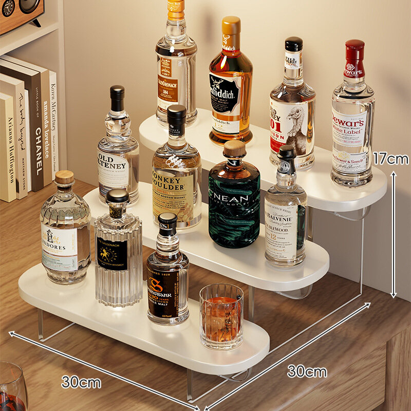 Винный стеллаж в виде лестницы, стеллаж для хранения винных бутылок, настольный дисплей, барная стойка, акриловый винный шкаф, хранение бокалов