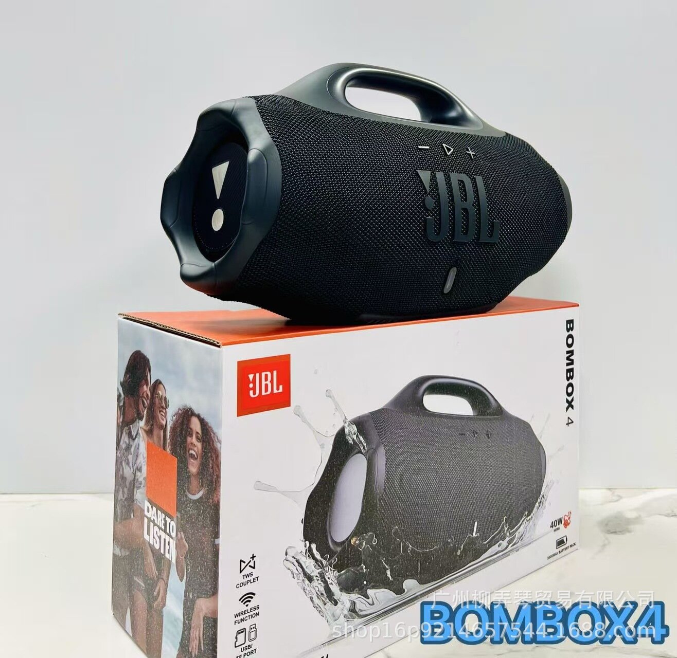 Новая Bluetooth-колонка BOMBOX4 God of War, портативная, 38 Вт, мощный сабвуфер, беспроводная колонка TWS