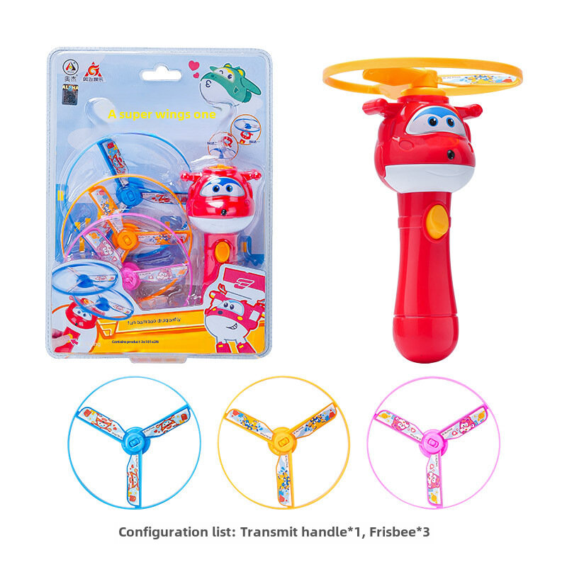 Игрушка для детей Бамбуковый стрекоза Флеш-фризби Сверхсветящийся Fairy Внешний бомба запуск UFO Гироскоп (IP1143 Le Di бамбуковый стрекоза)