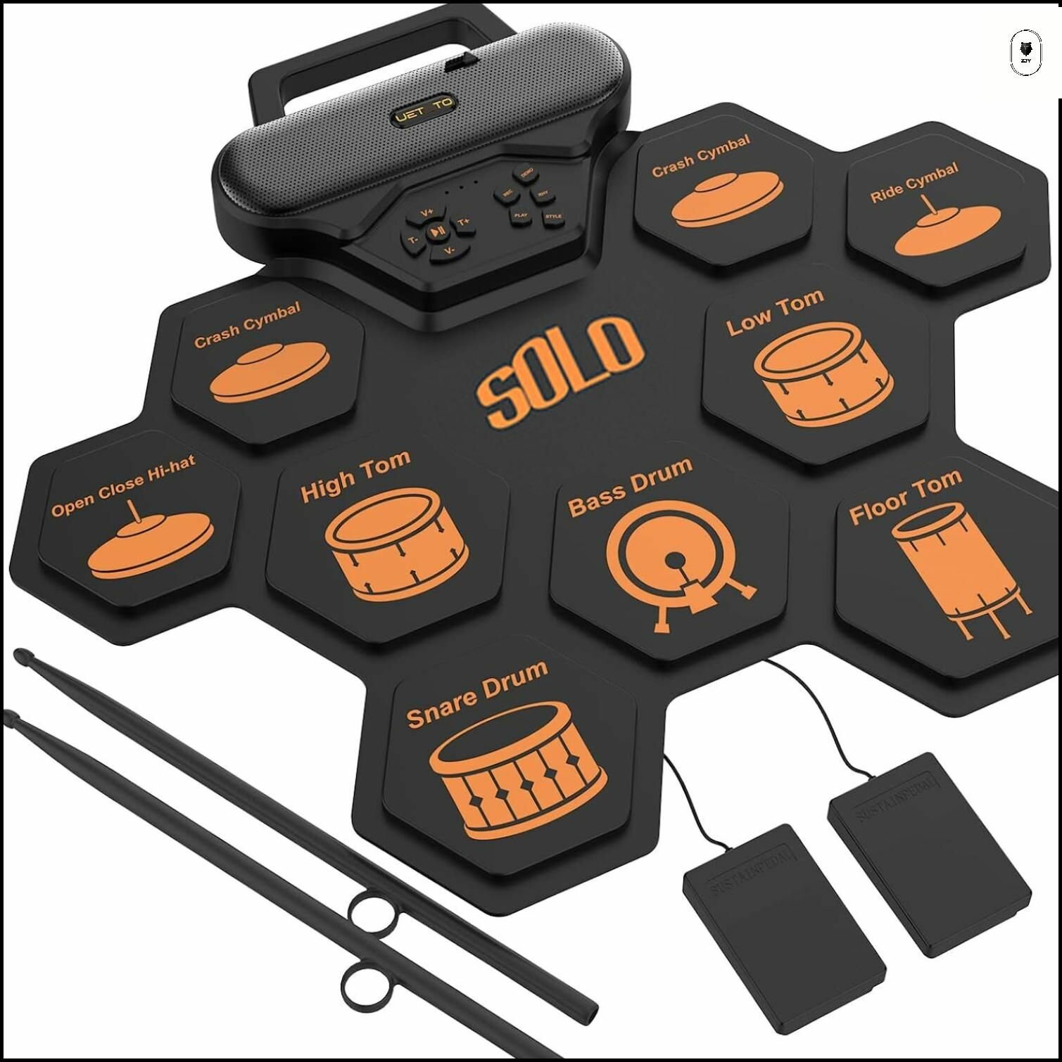 Электронный барабан-ZJY