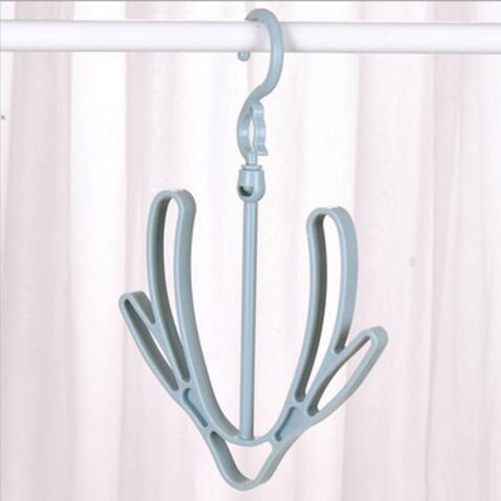 Обувь для сушки стойки PP 360 ° Вращающаяся ветропроницаемая вешалка для хранения обуви для шарфов Hatspink