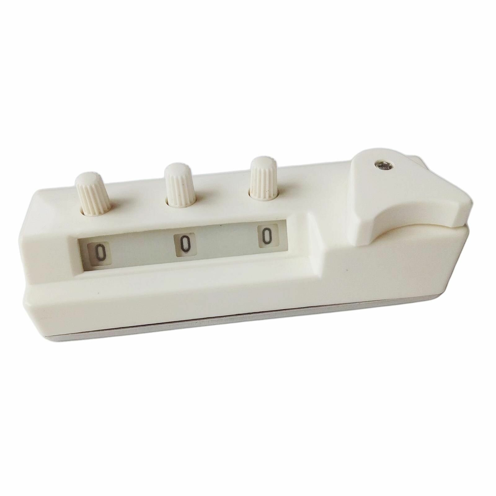 Счетчик рядов для вязальной машины, индикатор для швейных машин, аксессуар для рукоделия, пластиковый, белый, 8.2x3.1x2.1см