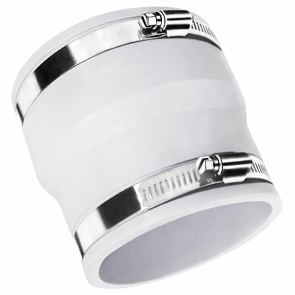 Воздуховод из ПВХ для свежего воздуха, резиновый силиконовый мягкий соединитель с зажимом-от 100 до 90