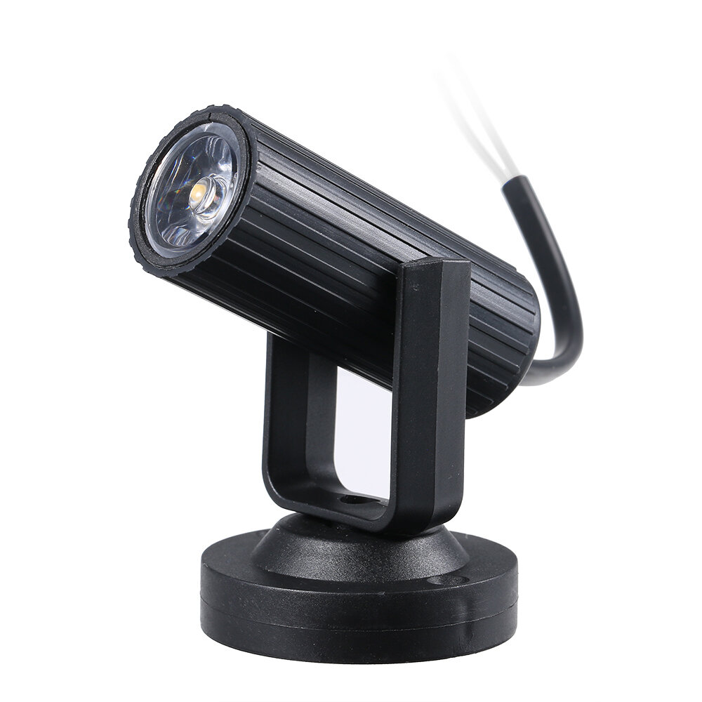 AC85-265V 1W LED Мини Лампа Сцена Свет Оборудование Портативная для Дом День рождения Декор Декор DJ Шоу Бар Паб Клуб Концерт, Красный Зеленый Синий Белый Теплый Белый Многоцветный (Вариант), Черный, 70*60*25мм, 30г