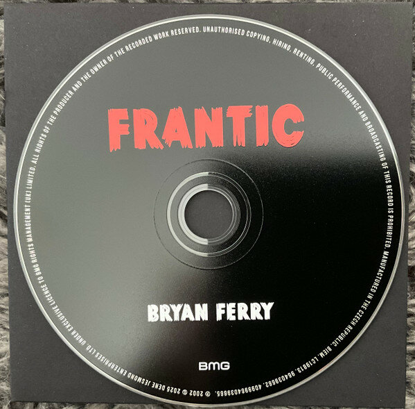 Компакт-диск Bryan Ferry - Frantic (1 CD) — фото 1