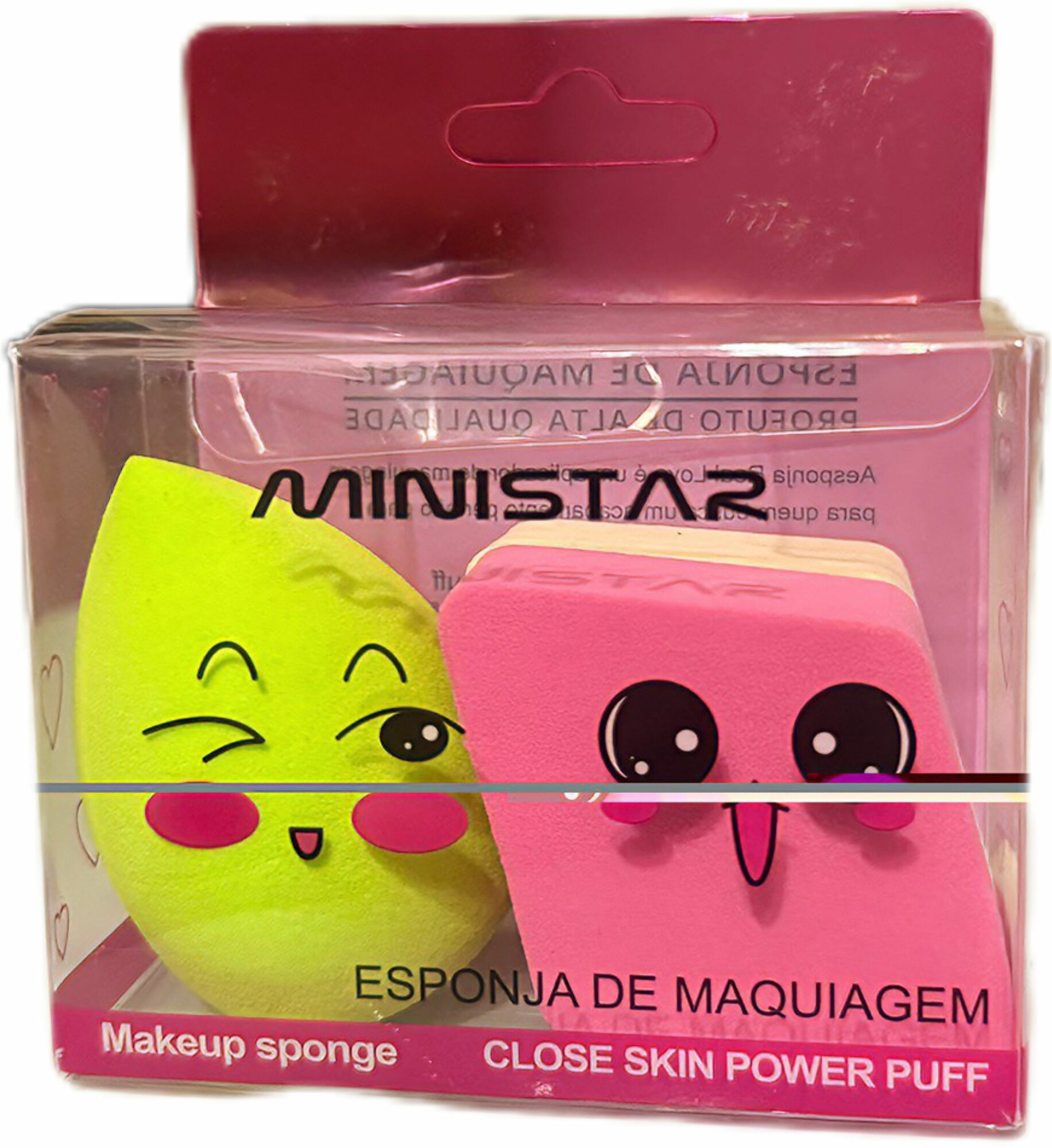 Спонж для лица MINISTAR 3 штуки