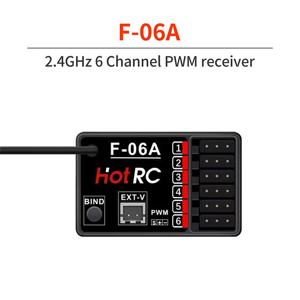 Радиоприемник HotRC 4/5/6/8CH F-06A