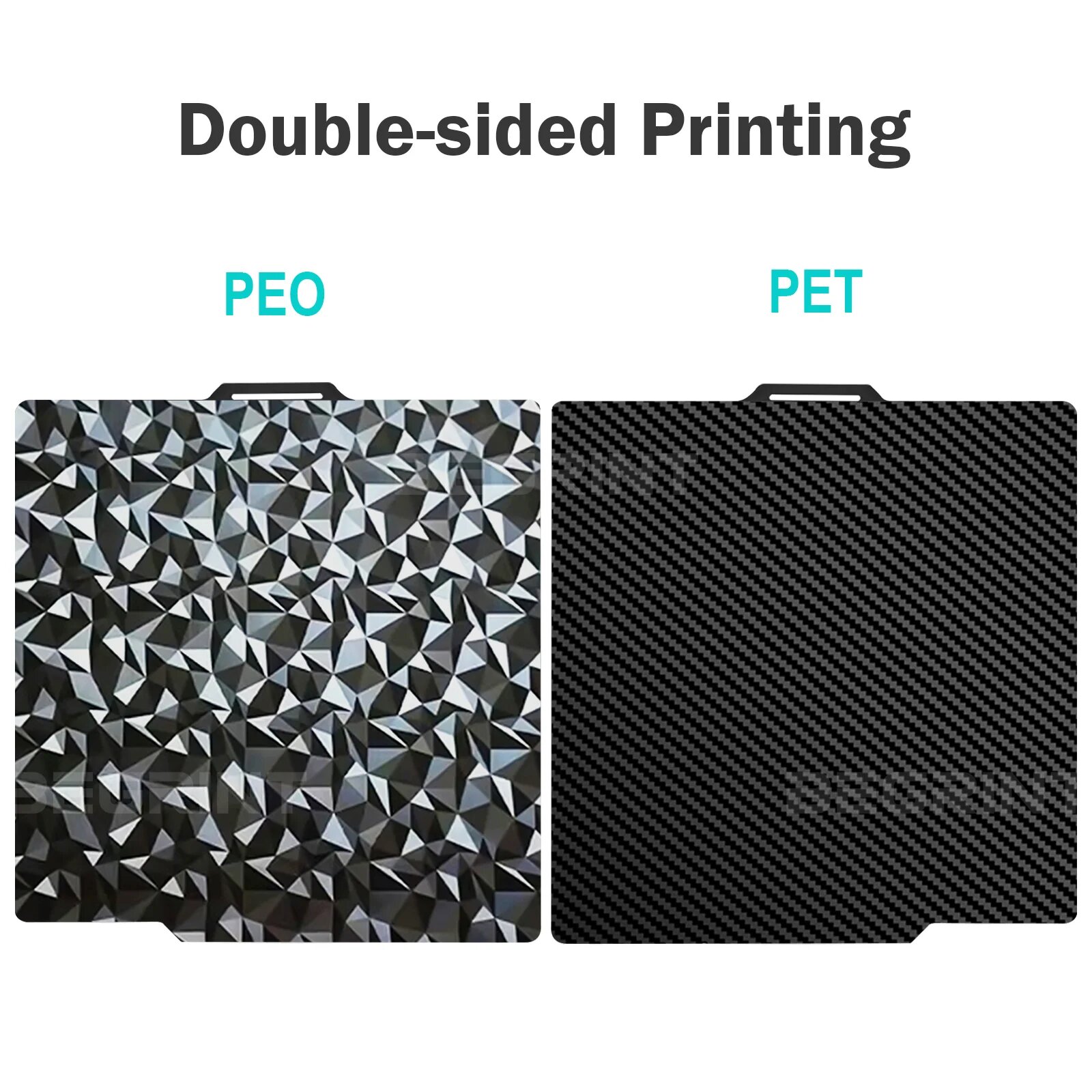 Двухсторонняя термостойкая пластина LIMITS для Bambu Lab из пружинной стали Double side PEO-PET
