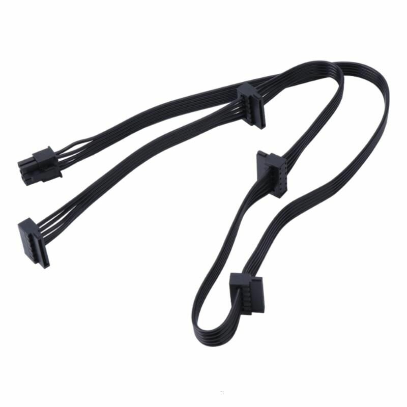 Кабель питания PCIe 6Pin 4 SATA