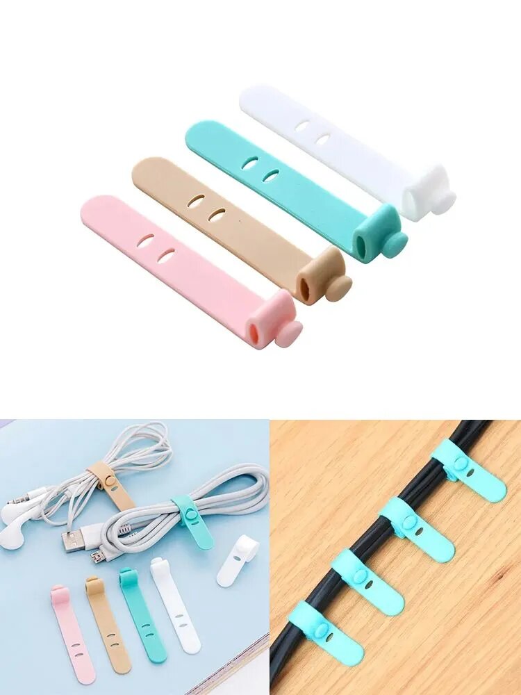 Универсальный органайзер для кабелей, держатель проводов, сотового телефона, намотчик шнура наушников