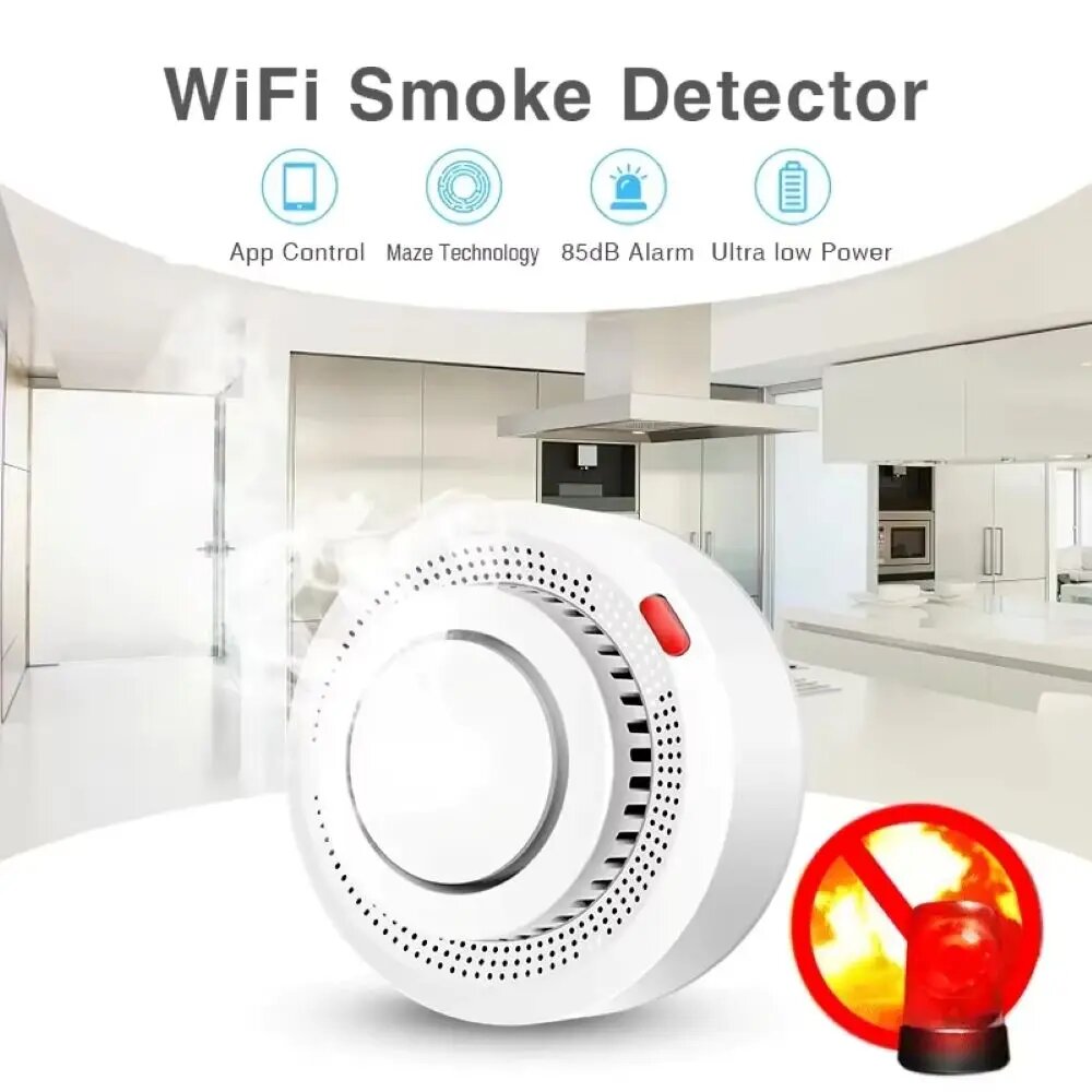 Датчик дыма Smartlife Wifi version — фото 1
