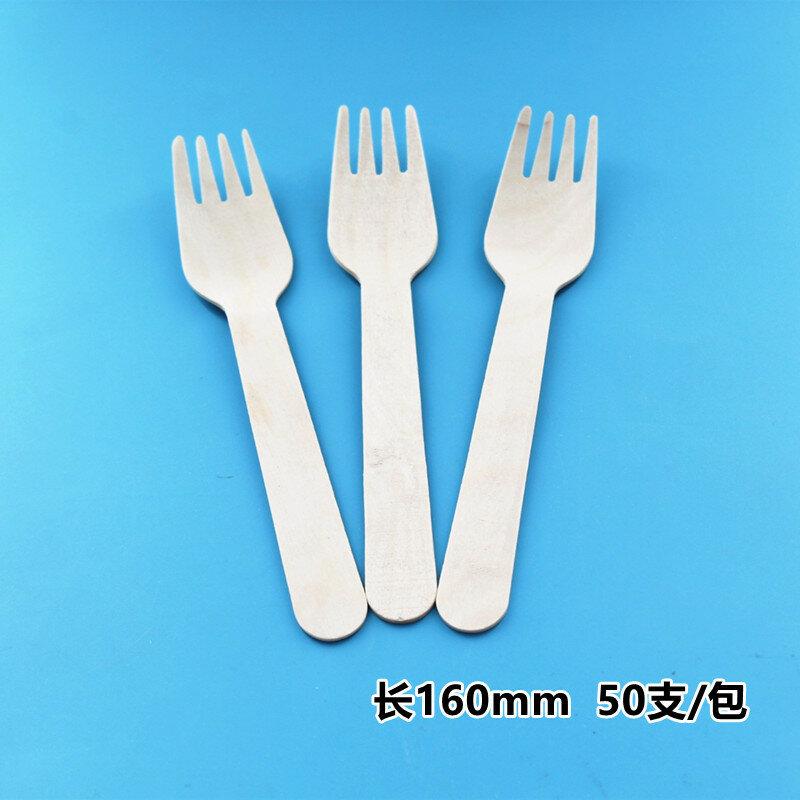 Одноразовые ложки, одноразовые деревянные вилки, деревянные ложки, деревянные ножи, набор из 50 деревянных ложек, кофейные палочки, десертные ложки