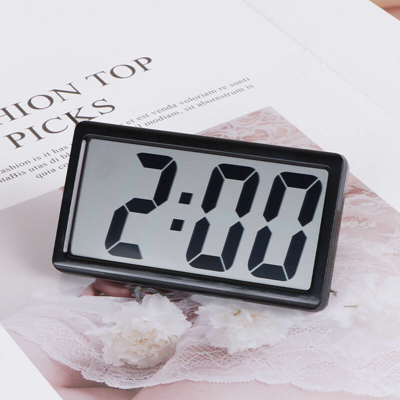 Настольные маленькие часы, простые, с большим экраном, HD цифровые электронные часы, для студенческого общежития, спальни, настольные часы, креативный орнамент LD