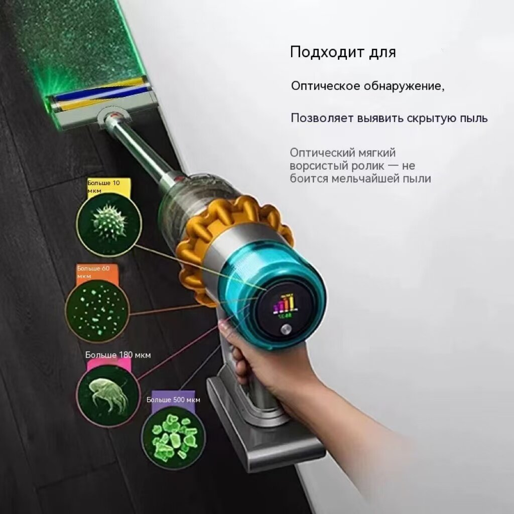 HouseUp Беспроводной вертикальный пылесос для сухой уборки