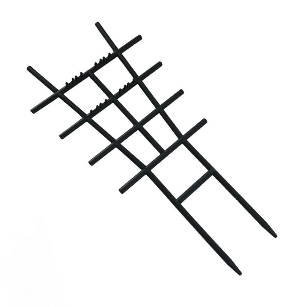 Стеллаж для растений напольный стекаемый, черная труба