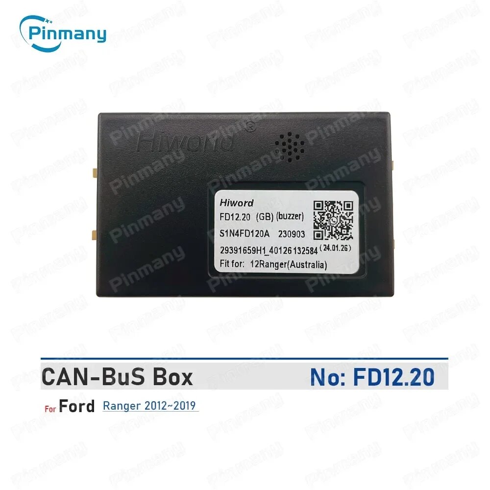 Автоматическое стерео радио, декодер CAN-шины, головное устройство Android, адаптер CANBus Hiworld FD12 для Ford Ranger APW 2012 ~ 2019