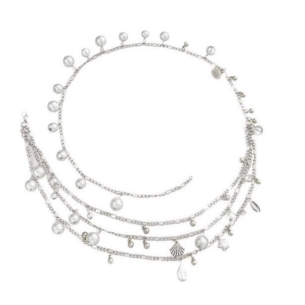 Элегантный пояс с искусственным жемчугом, ювелирные изделия, регулируемый дизайн для вечеринок, повседневные наряды и особые случаи