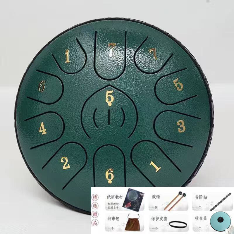 6-дюймовый 11-тональный эфирный барабан в китайском стиле, лотосовый барабан, барабан Руйи, ударный инструмент, санскритский барабан, беззаботный барабан