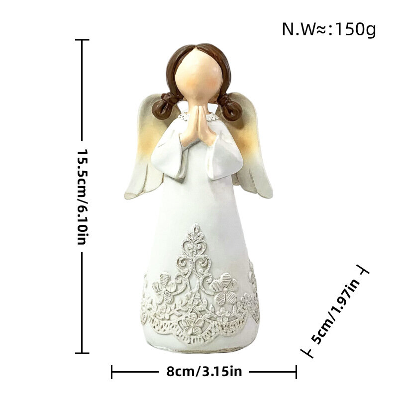 Кросс-бордер горячая распродажа фигурка ангела-девочки для дома и сада, резиновая скульптура, персонаж для телевизионного шкафа и входа, ремесленное изделие