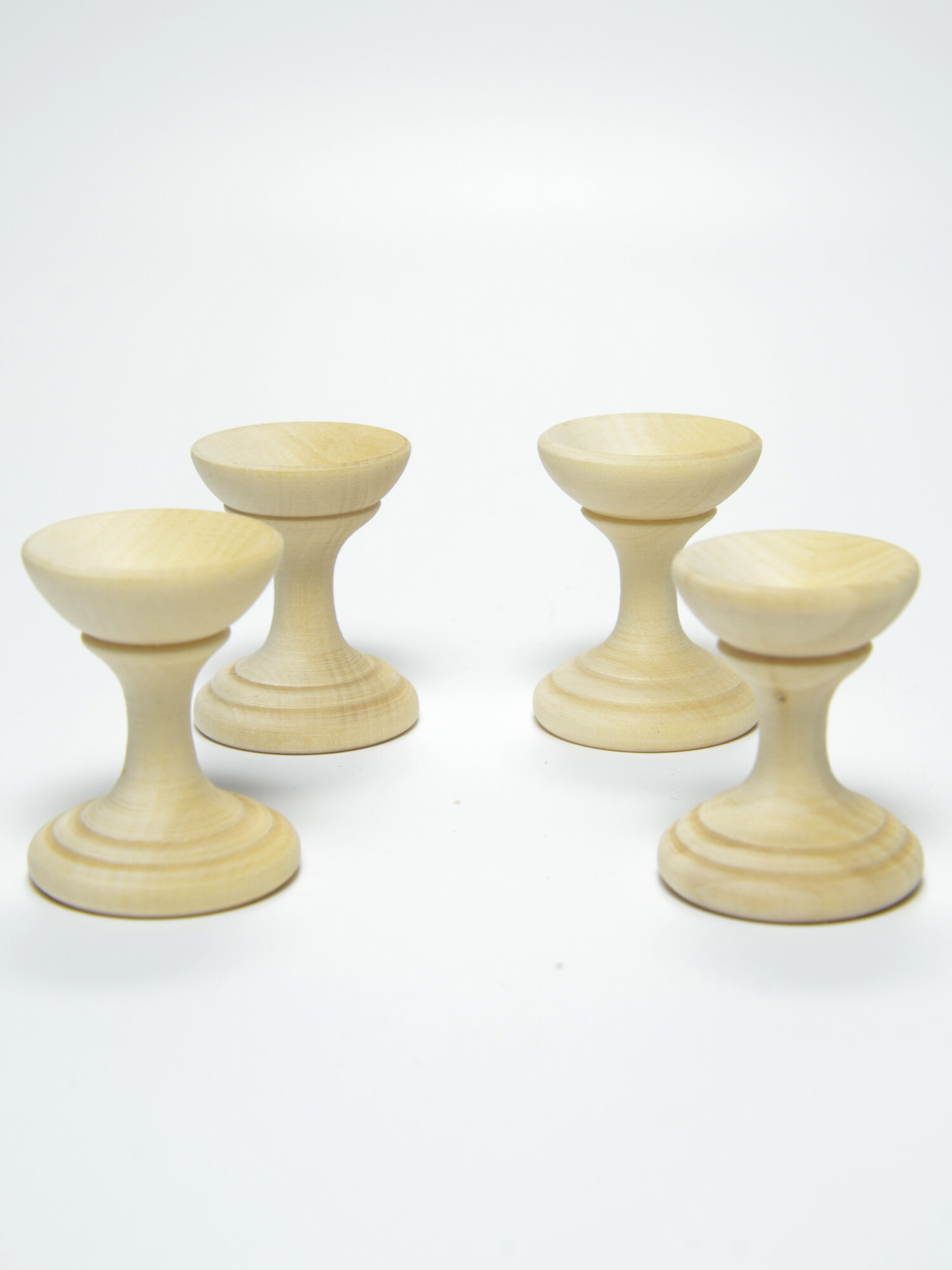 Подставка под яйцо. 4 штуки Заготовка для росписи и декупажа. Высота 4 см