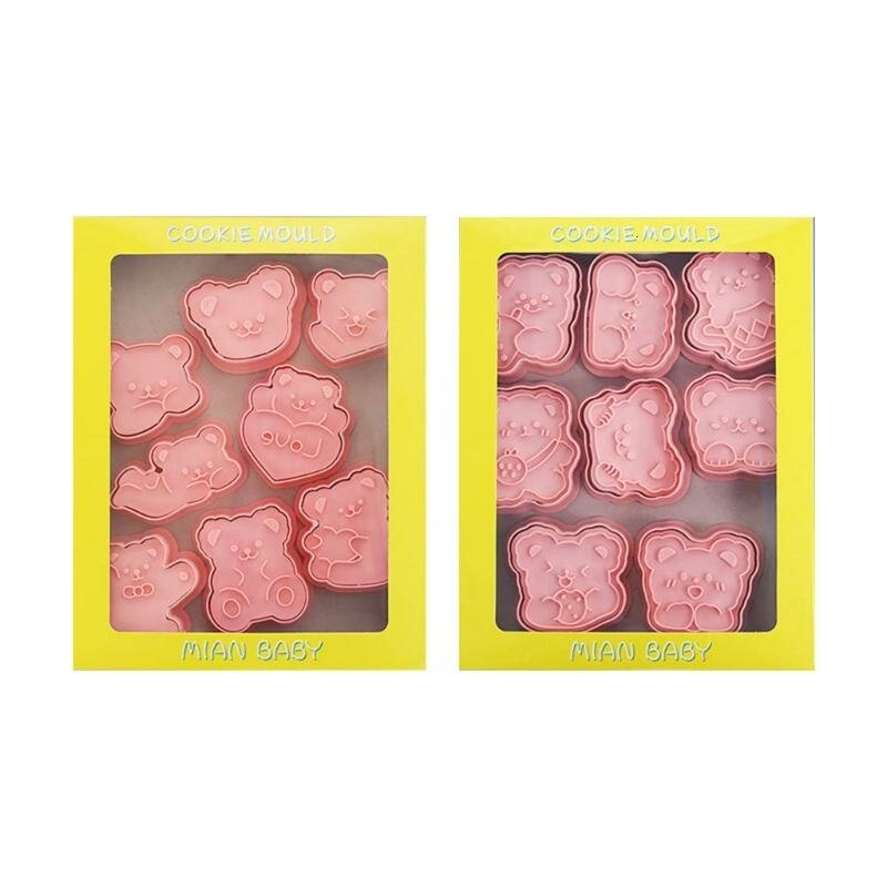 Формы для печенья с мишками 16 шт