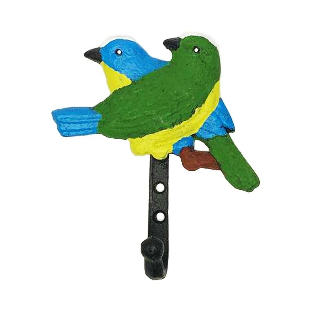 Крючок вешалка 1-НО рожк птичка цвет EDCJ520C репка//