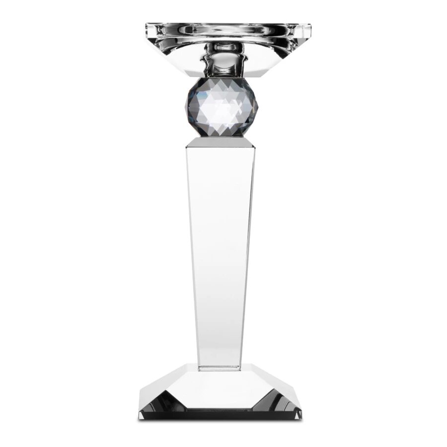 Подсвечник Decor de table Хрустальное вдохновение 9х9х21,5 см, хрусталь бессвинцовый, п/к