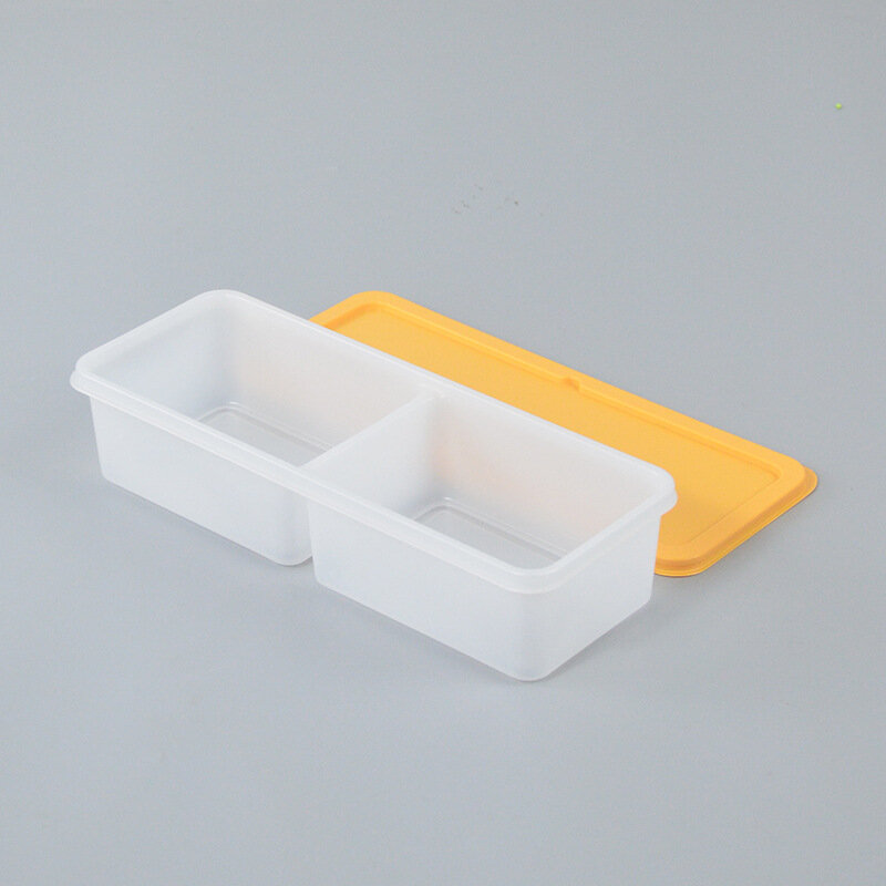 Одноразовая ланч-бокс бенто-бокс прямоугольный утолщенный пищевой пластик премиум для ресторанов на вынос упаковка для фастфуда
